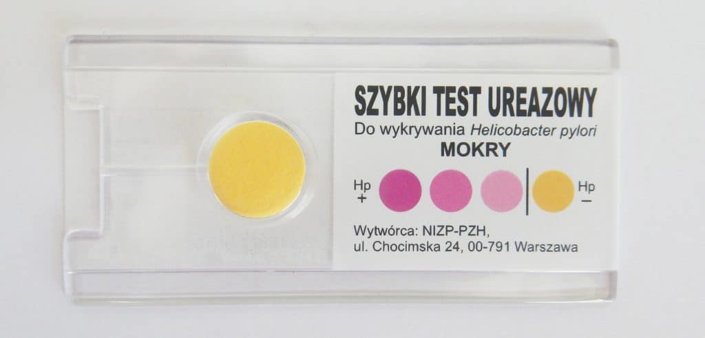 Testy ureazowe do wykrywania Helicobacter pyroli – NIZP PZH - PIB